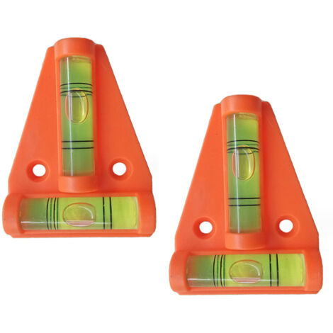 CCYKXA 2pcs Triangle Level with Magnet,Orange