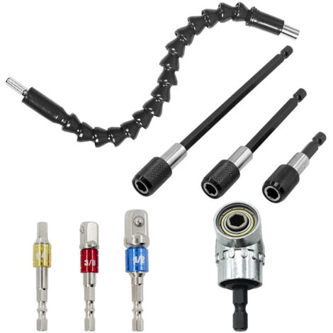 CCYKXA Angle Screwdriver Bit Set, 3 Pcs Magnetic Screwdriver Bits with ...