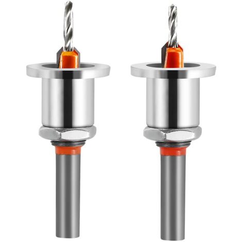 CCYKXA 2pcs 8mm Wood Drill Bits, Countersink Drill Bits, HSS ...