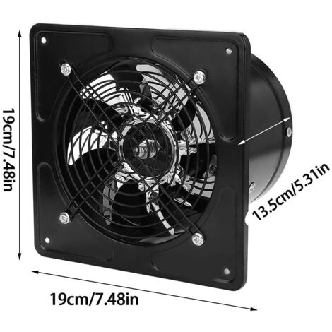 CCYKXA 6 Inch Exhaust Fan Air Extractor Wall Mounted Ventilation Silent ...