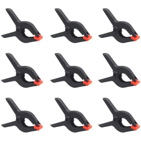 CCYKXAA 9pcs 3.5 inch Universal Clips for Studio Paper Muslin Cloth ...