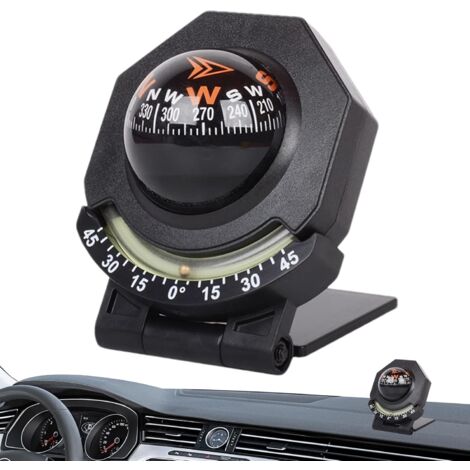 CCYKXA Car Compass, Boat Compass, Dashboard Mount, Foldable Spherical ...