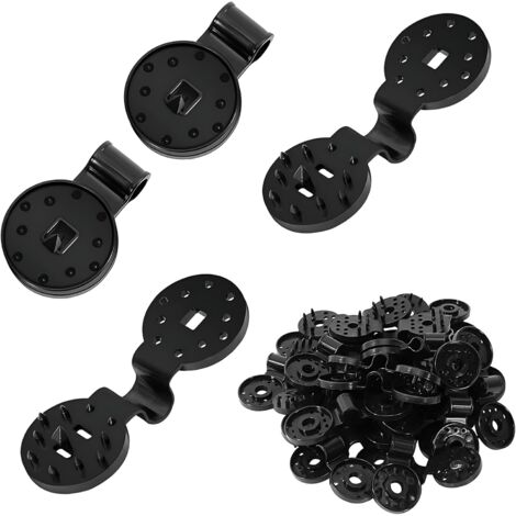 CCYKXAA 50Pcs Plastic Shade Sail Clips, Shade Cloth Clips, Tent Fixing ...