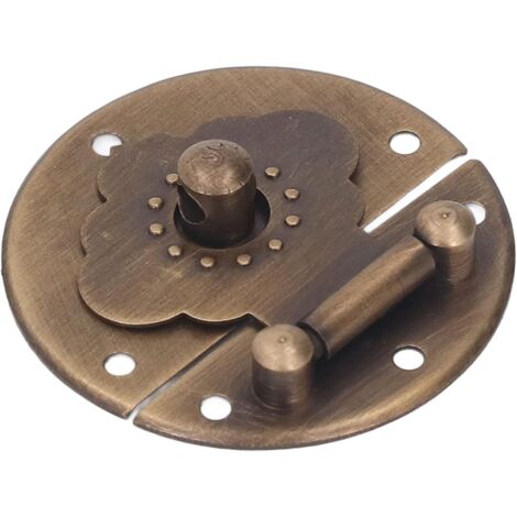 CCYKXA Wooden Box Clasp, Retro Copper Clasp for Gift Boxes (Bronze)