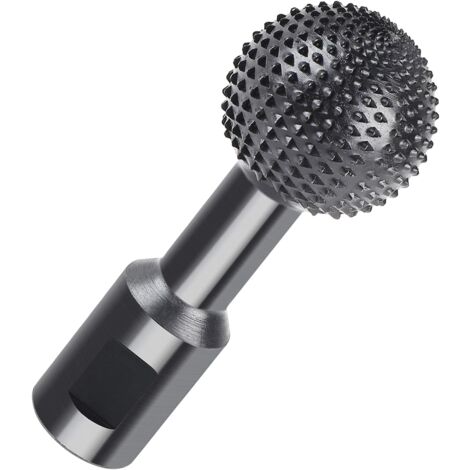 CCYKXA Spherical Rotary Burr for Wood, φ 40mm, Carbon Steel Ball Gouge ...