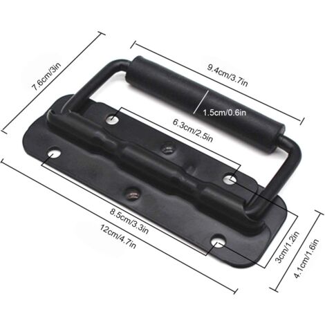 CCYKXA Folding Crate Handle 2 Stainless Steel Carrying Handles Spring ...