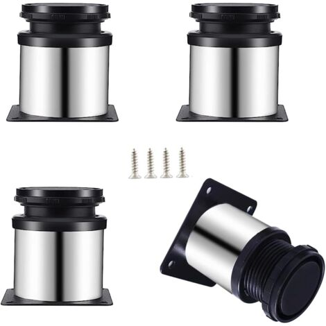 CCYKXA 4Pcs Adjustable Stainless Steel Furniture Legs,50x60mm,Cabinet ...
