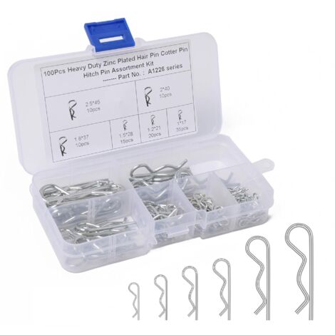 CCYKXA Stainless Steel Cotter Pins, Spring Hitch Pin, Cotter Pins ...