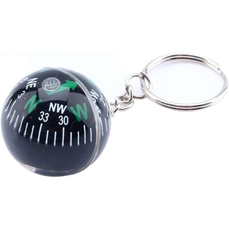 CCYKXA Keychain Spherical Compass Floating Dial Liquid Filled Ball for ...