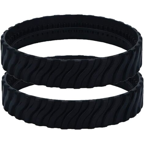 CCYKXA Robotic Pool Cleaner, 2 Rubber Tire Tracks for Robotic Cleaner Pool Accessories R0526100 ...