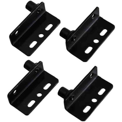 CCYKXA Heavy Duty Black Pivot Hinges Concealed Rod with Bushing for ...