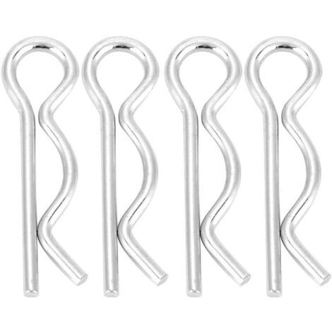 CCYKXA Cotter Pin, Galvanized Iron Type R Cotter Pin Clips Spring Clips ...