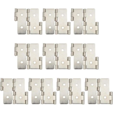 CCYKXA Stainless Steel Hinge, 10 Pieces Double Door and Window Hinge ...