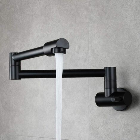 CCYKXA Pull Down Kitchen Faucet Wall Mounted, Kitchen Sink Mixer Tap ...