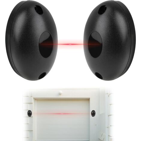 CCYKXA 1 Pair Universal Gate Photocell, 12/24 V AC/DC Infrared Photocell, Safety Infrared ...