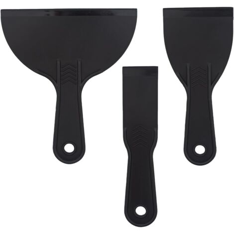 CCYKXA 3 Pieces Plastic Spatulas, 1.5/3/6 Size Paint Spatula Plastic ...
