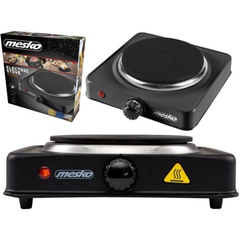 Mesko MS 6508 Hornillo Eléctrico, Zona Cocinado 15,4 cm, Termostato ...