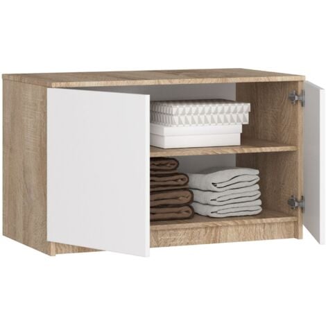 Altillo para armario AKORD S90 Roble Sonoma 90 cm 2 puertas frente en ...