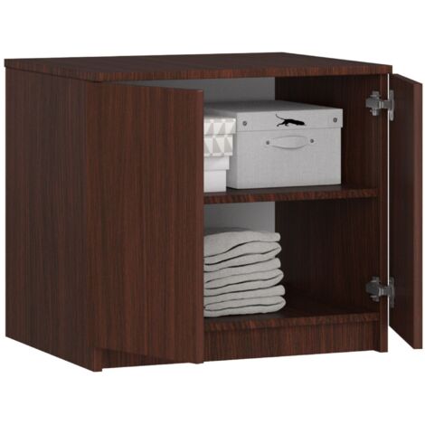 Altillo para armario AKORD S60 Wenge 60 cm 2 puertas frente en color ...