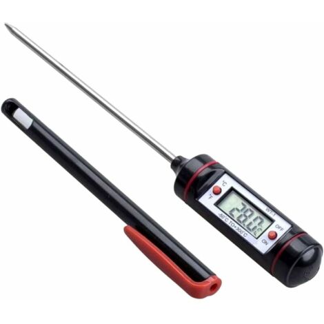 Ahlsen Cooking thermometer with probe, pin thermometer made of ...