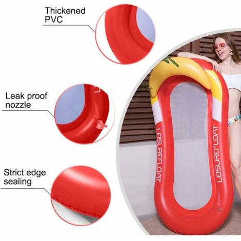 Ahlsen Inflatable Hammock, Inflatable Pool Lounger, Float Hammock ...
