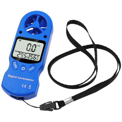 Ahlsen Digital LCD Anemometer, Anemometer, Air Flow Velocity Meter ...