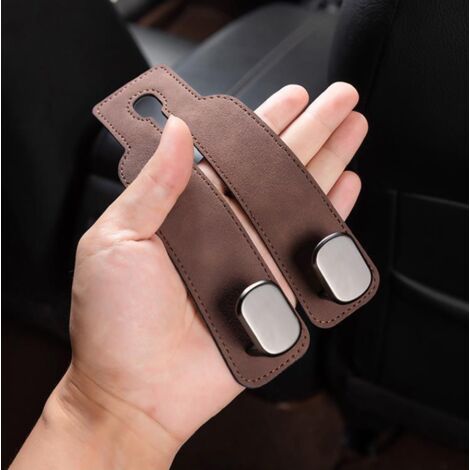 Ahlsen Pack of Car Seat Headrest Hooks Car Headrest Hooks for Car Handbag Holder Apply to