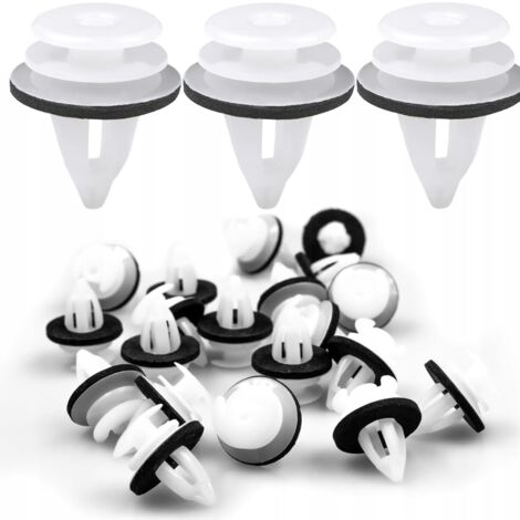 Ahlsen 100pcs Universal Car Clips Auto Fastener Clips Tools Plastic ...