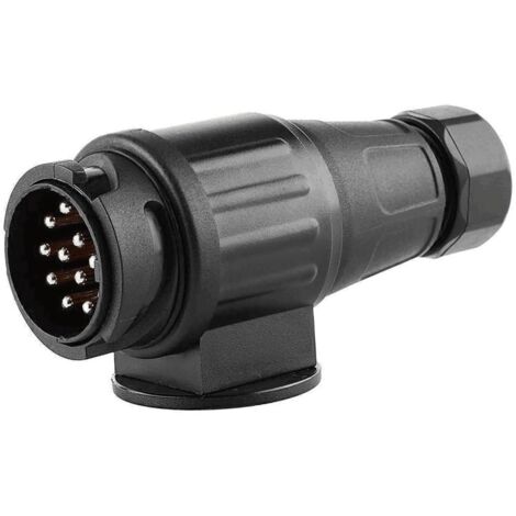 13 Pin Male Trailer Socket, 13 Pin Waterproof Towbar Socket, 12V 13 Pin ...