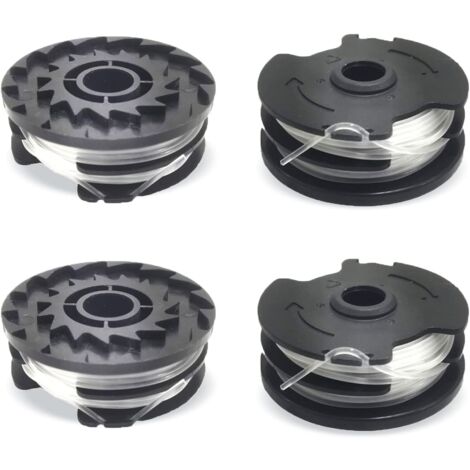 Set of 4 LIDL Parkside replacement spools, replacement nylon line for LIDL Parkside brushcutter ...