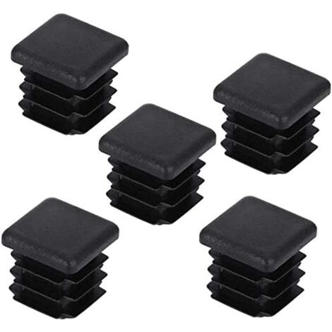 20pcs Chair Leg Caps, Square Pipe Plugs, Plastic Square Post Caps for ...