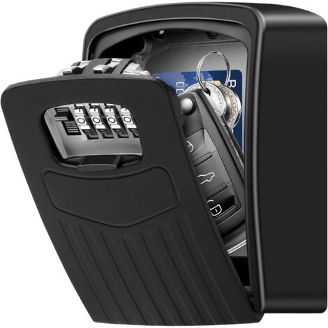 Secure Key Box, Superior Large Key Safe with 4 Digit Digital Code, Wall ...
