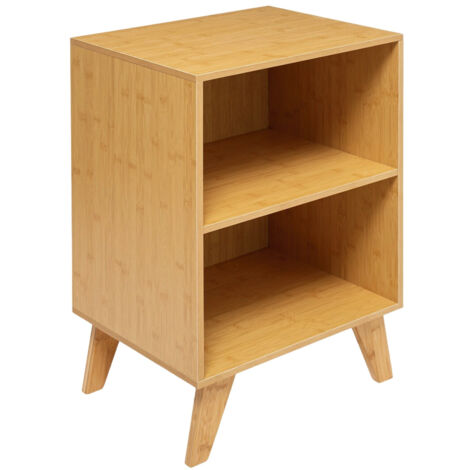 Mueble Modular de Bambú con 2 Niveles 70x45x35cm 7house