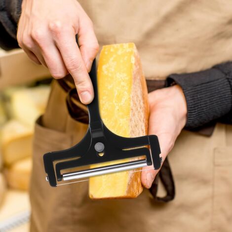 BEBUSINGOTO Trancheuse à fromage avec fil réglable en acier inoxydable ...