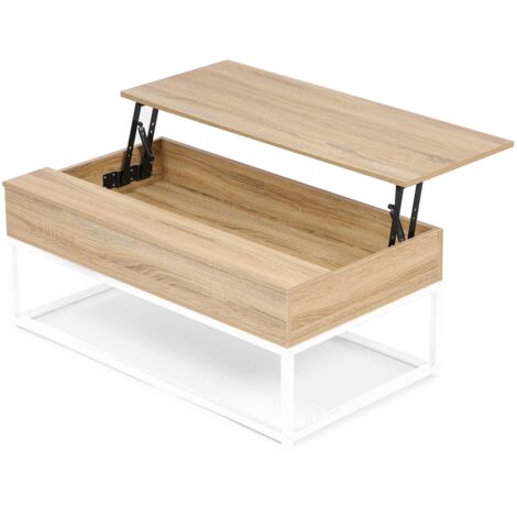 Zweier-Set Tische, weiß, Galen Small Craft