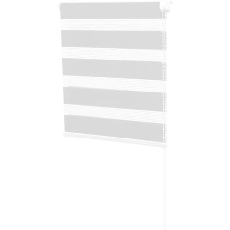 Rollo Zebra Tag Nacht 50 x 150 cm weiß