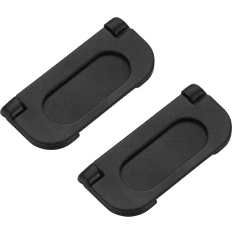 Satz mit 2 Griffmulden aus Legierung für Schiebetüren - LKBD