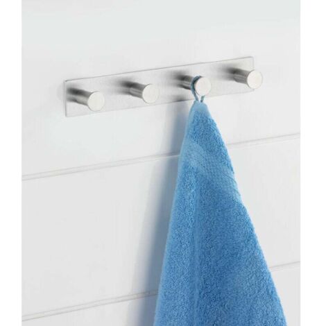 WENKO Patère crochet porte manteaux Celano Quadro, 4 crochets porte ...