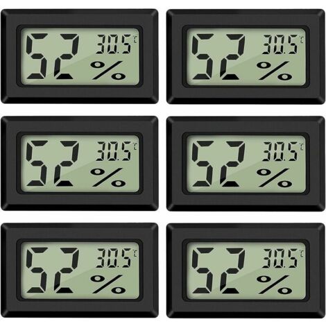 Mini termometro igrometro digitale LCD - Temperatura e umidità - 50-70°C, 10-99% RH ...