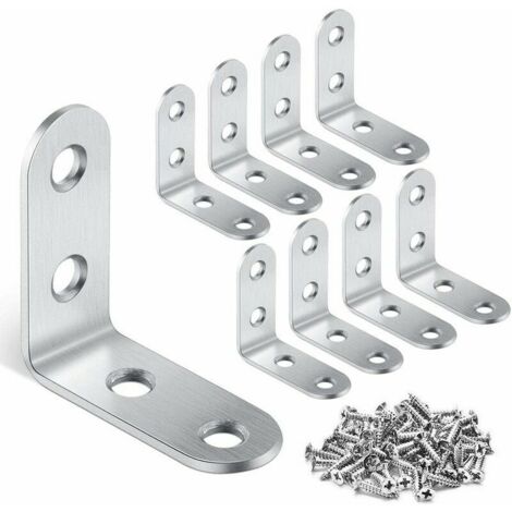 Staffa angolare da 16 pezzi - 40 mm x 40 mm, angolo retto di 90 gradi ...