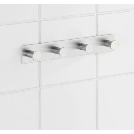 WENKO Patère crochet porte manteaux Celano Quadro, 4 crochets porte ...