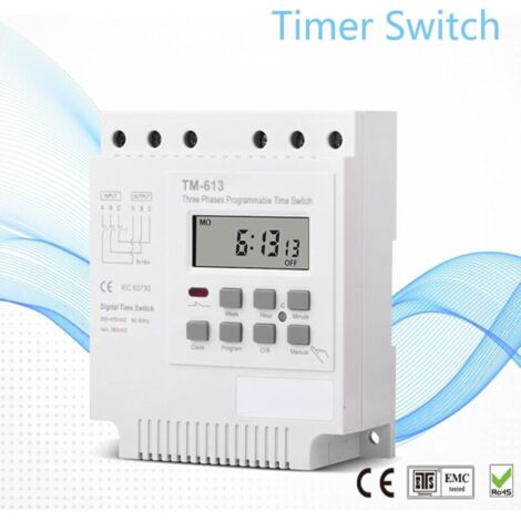 ALOVEZ TM-163 Interruptor temporizador programable digital inteligente ...