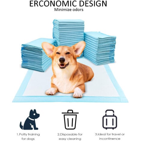 100 Pièces Alese Jetable, 35 × 45 cm Alèse Pipi Propreté Educateur ...