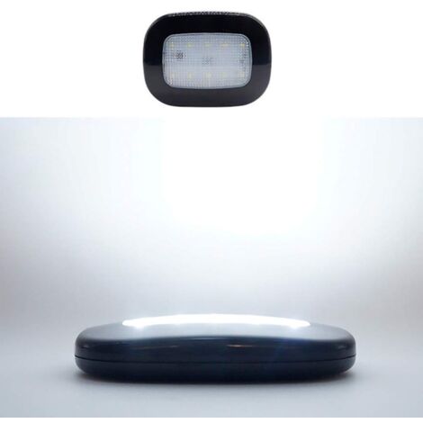 10 LED luce interna per auto, lampada da soffitto ricaricabile tramite ...