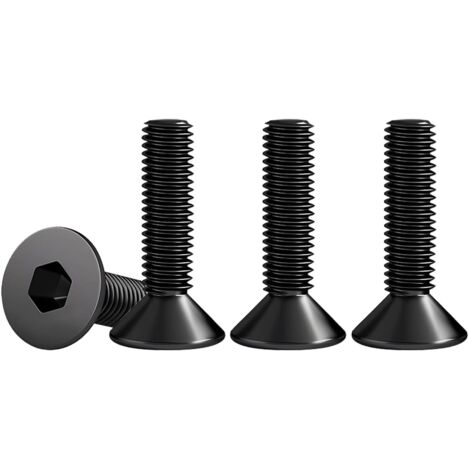 M6 x 20 mm Senkkopfschrauben mit Innensechskant, Edelstahl A2 V2A, Verbindungselemente, DIN 7991 ...