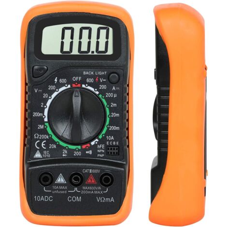 Digitalmultimeter - Voltmeter Amperemeter AC DC Ohmmeter