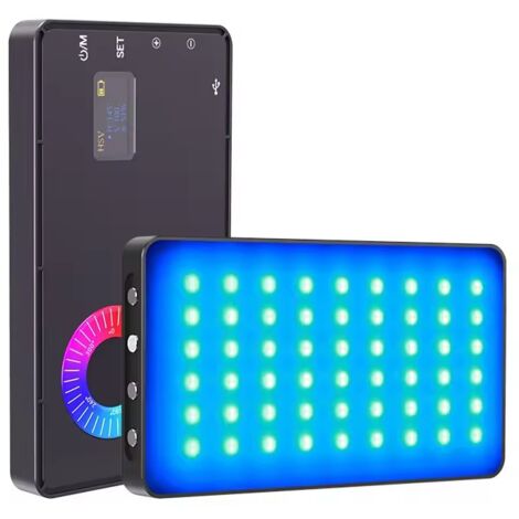 4000 mAh wiederaufladbares tragbares LED-Licht, dynamischer RGB ...