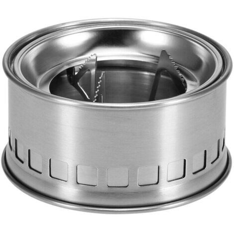 Estufa de leña portátil para acampar, estufa de carbón plegable de ...