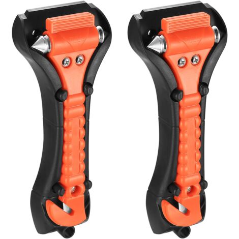 2 martillos de seguridad para coche, con cortador de cinturón de ...
