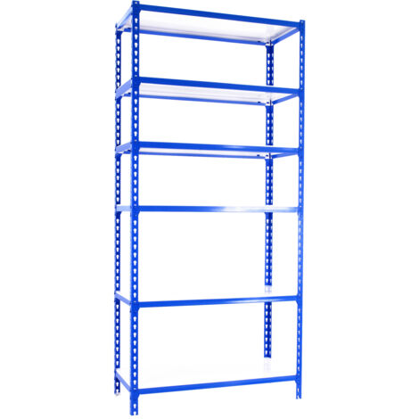 SimonRack Étagère Rangement, 2500x1100x400 mm, 6 Niveaux, 200 kg Capacité de Charge et Point de ...